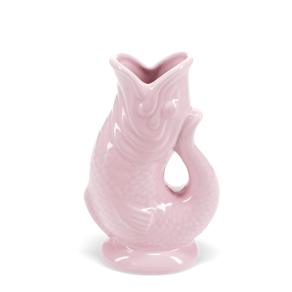 Ceramic fish vase - Pink | ﻿Rex London