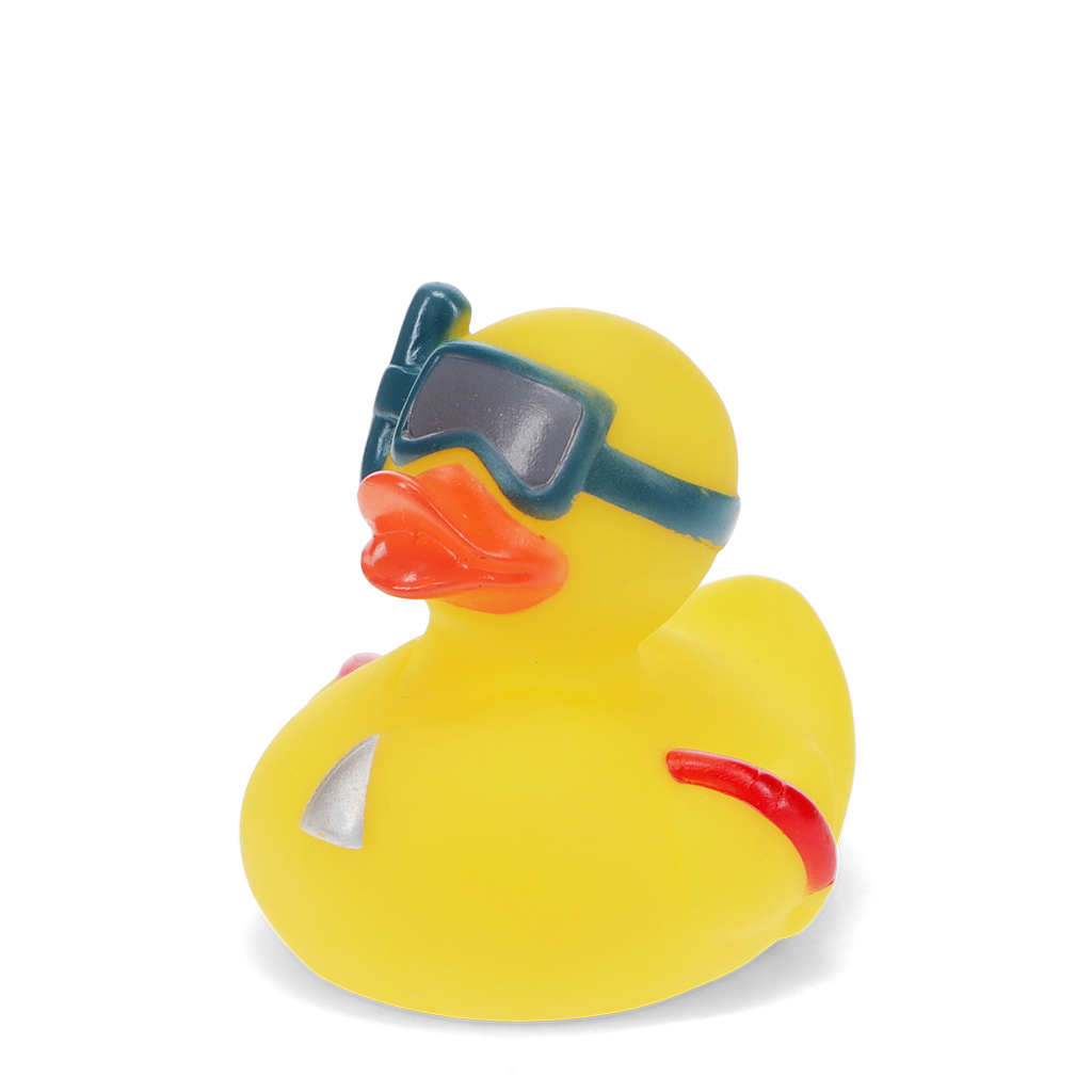 Bath toy - Duck with snorkel (yellow) | ﻿Rex London