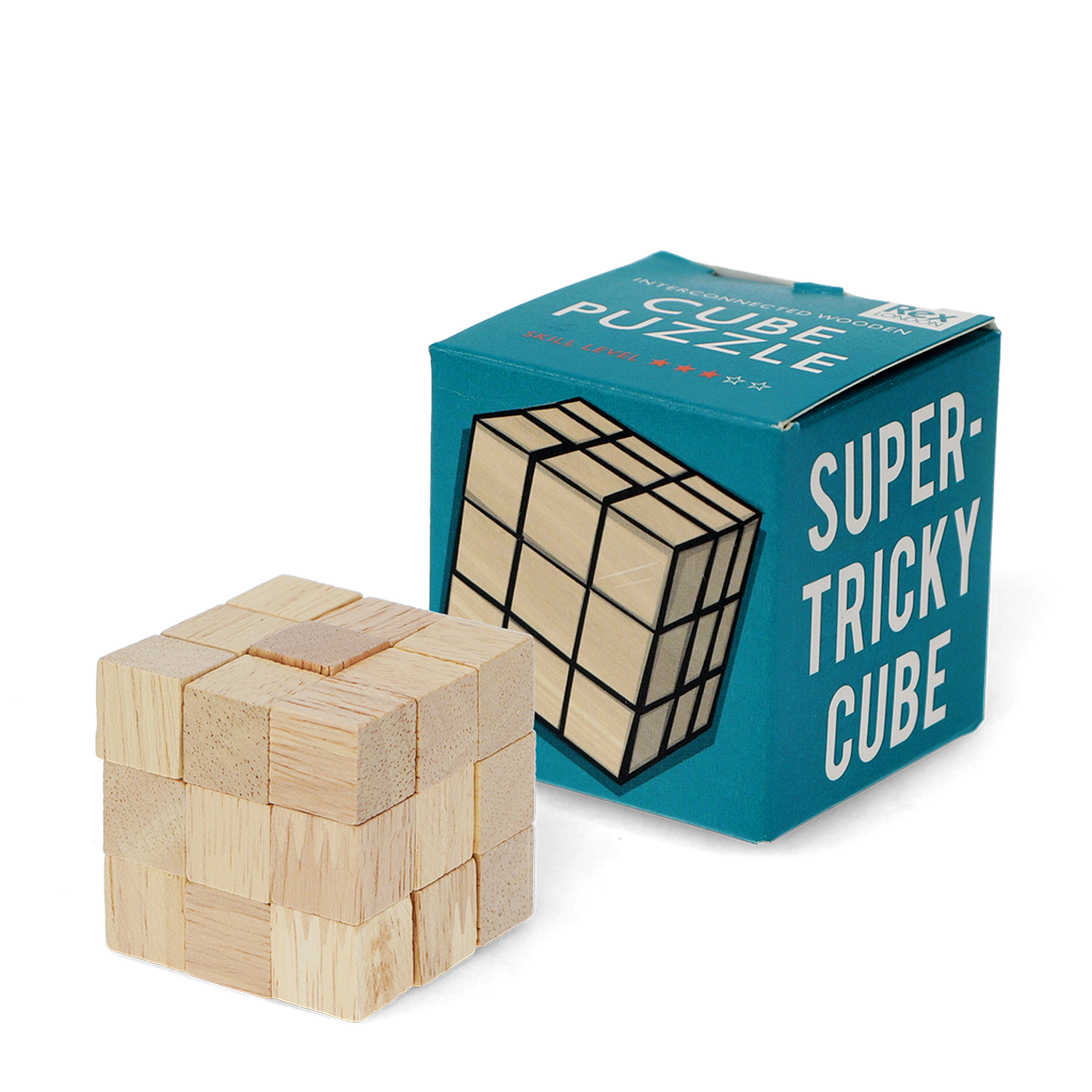 Wooden cube puzzle | ﻿Rex London