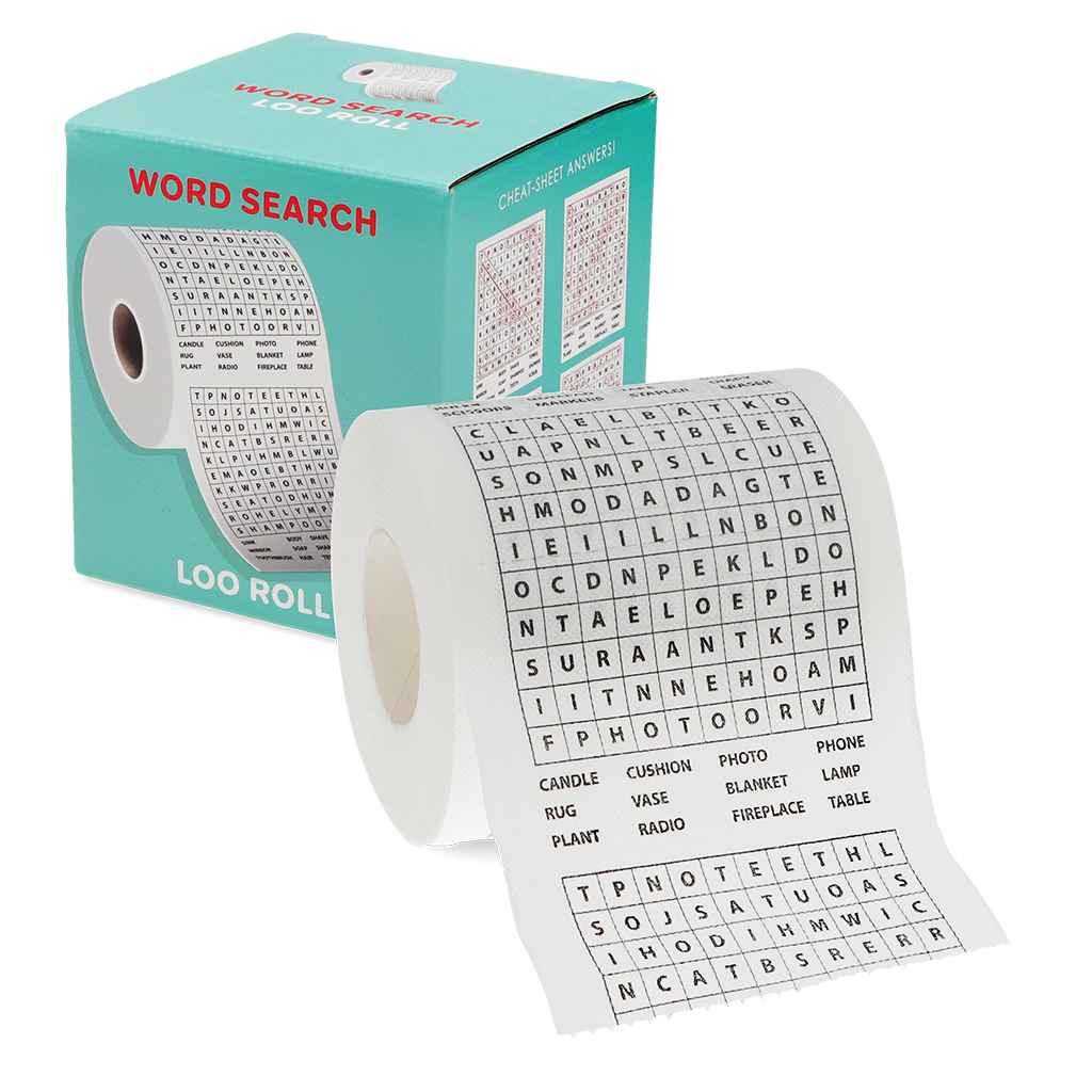 Word search loo roll | ﻿Rex London