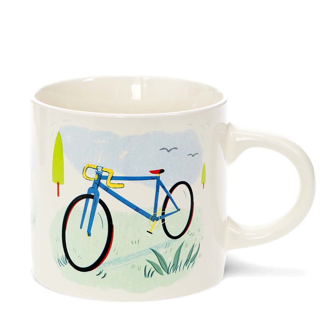 Ceramic mug 350ml - Cyclist | ﻿Rex London