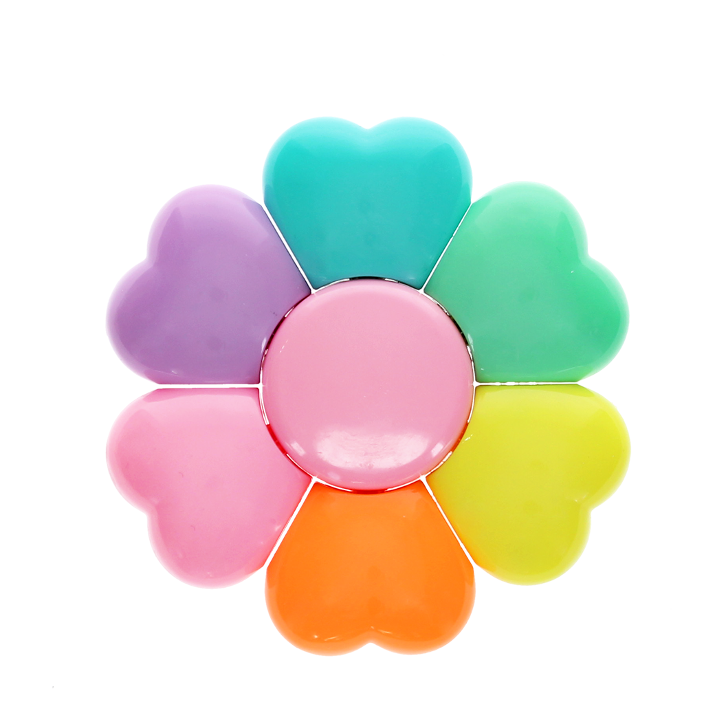 Flower shaped highlighter set - Flower Power | ﻿Rex London