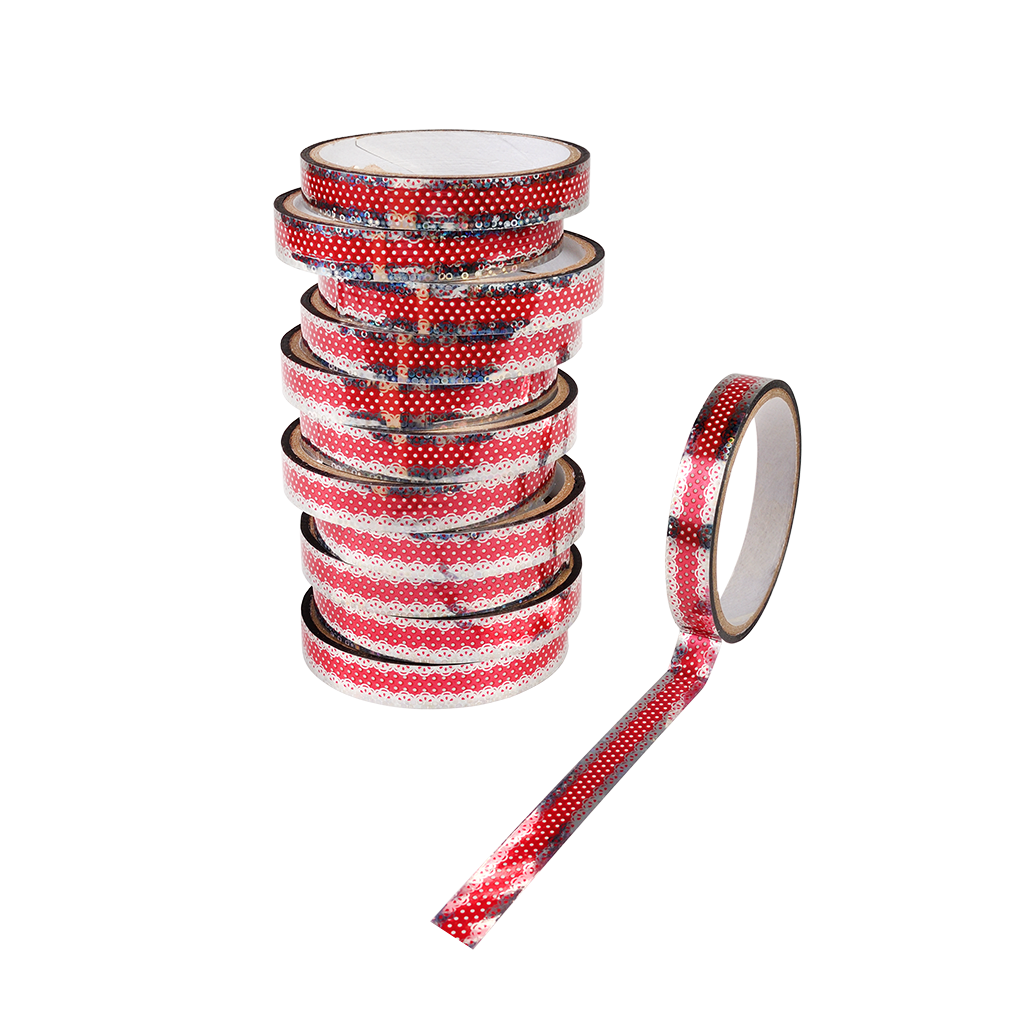 RED RETROSPOT TAPE X 12 | ﻿Rex London