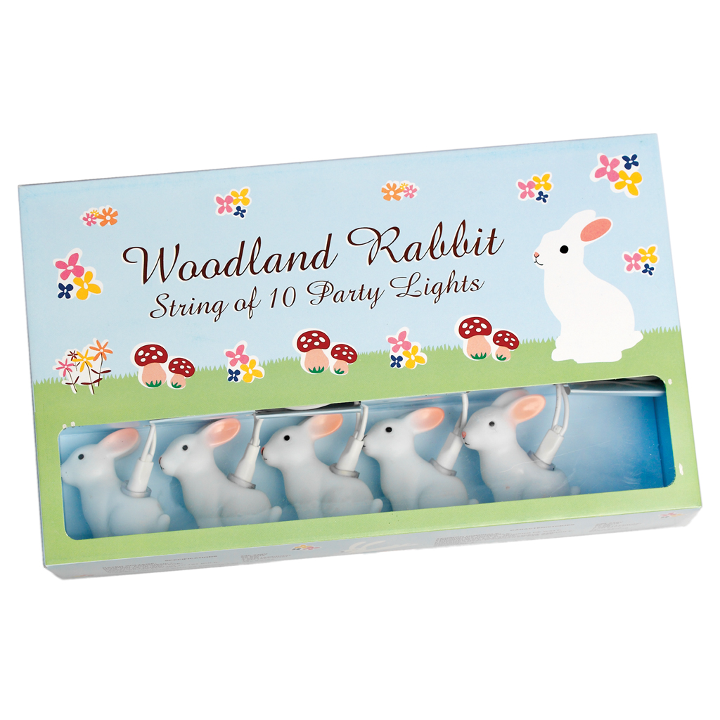 WOODLAND RABBIT LIGHTS WITH BS 3 PIN PLUG | ﻿Rex London