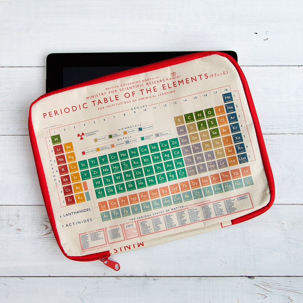PERIODIC TABLE TABLET CASE | ﻿Rex London