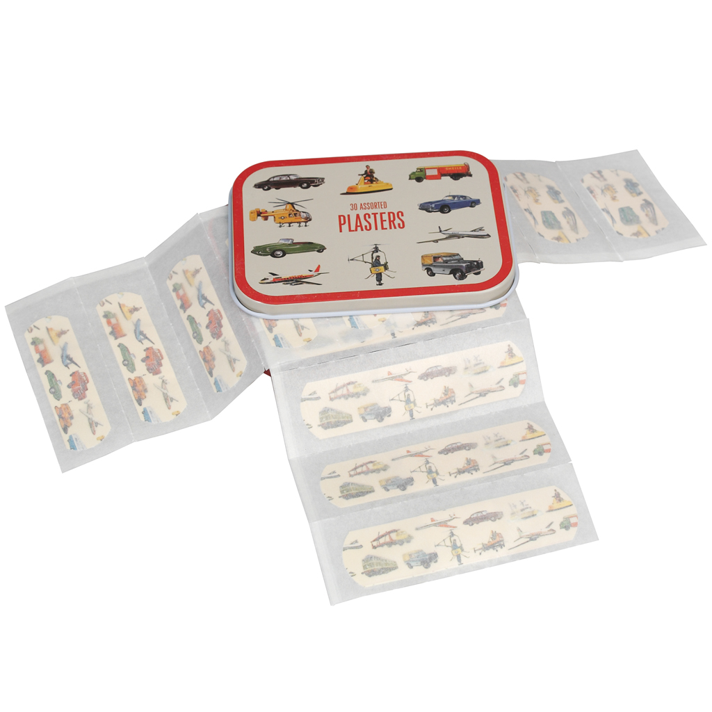 PLASTERS IN TIN VINTAGE TRANSPORT DESIGN | ﻿Rex London