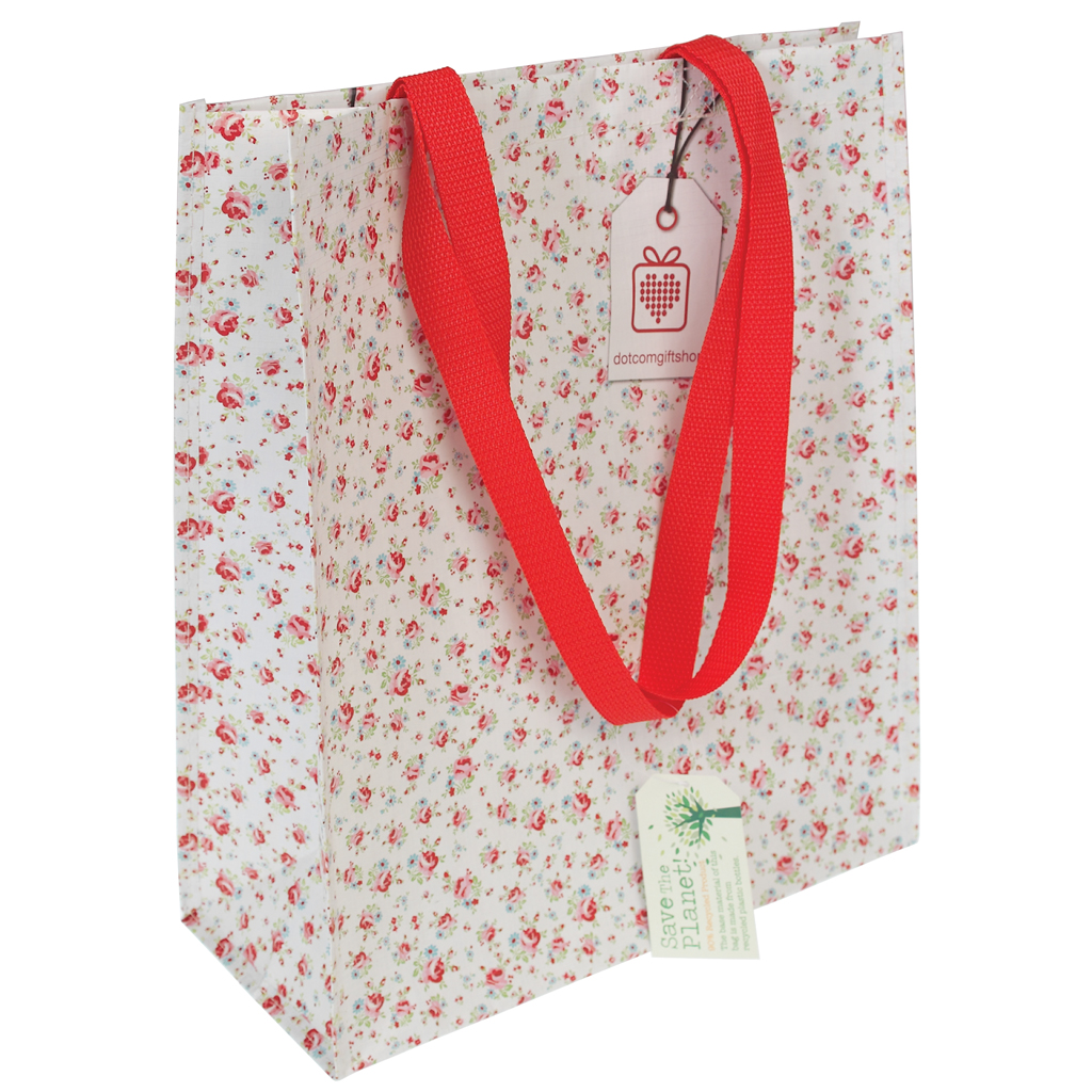 DOTCOMGIFTSHOP BRANDED LA PETITE ROSE SHOPPING BAG | ﻿Rex London