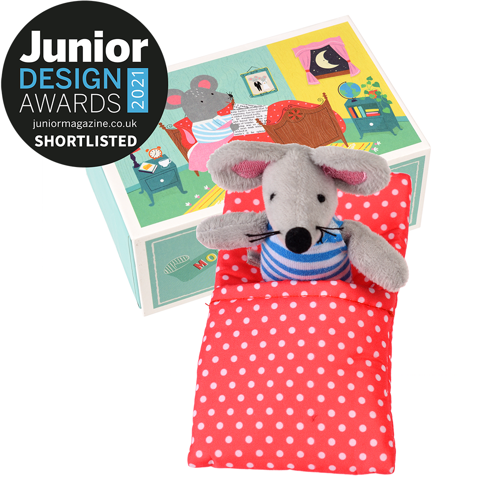 Mouse in a little box - Mouse in a House soft toy | ﻿Rex London