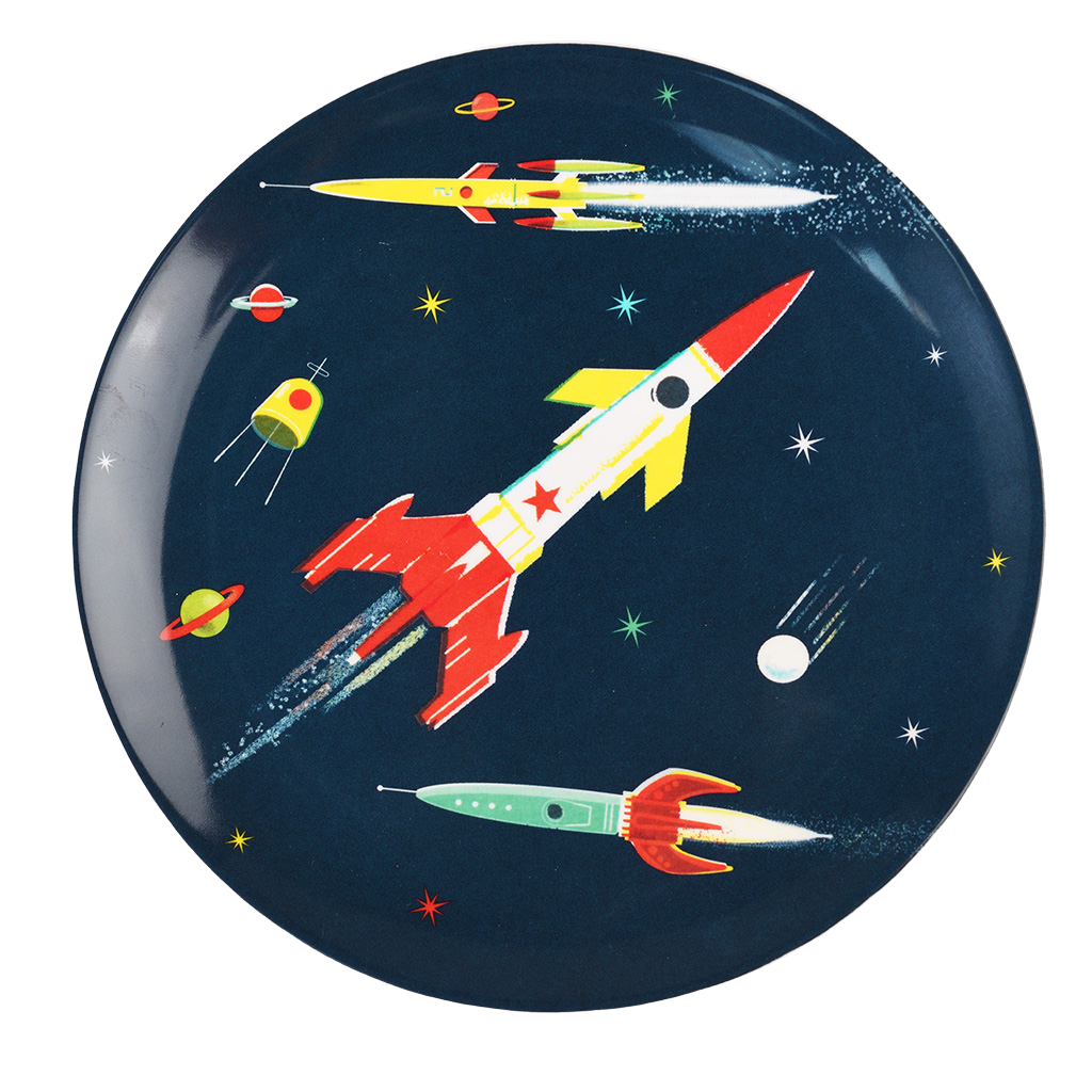Melamine plate - Space Age | ﻿Rex London