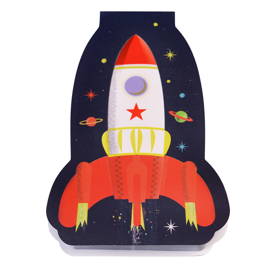 Rocket sticky notes - Space Age | ﻿Rex London