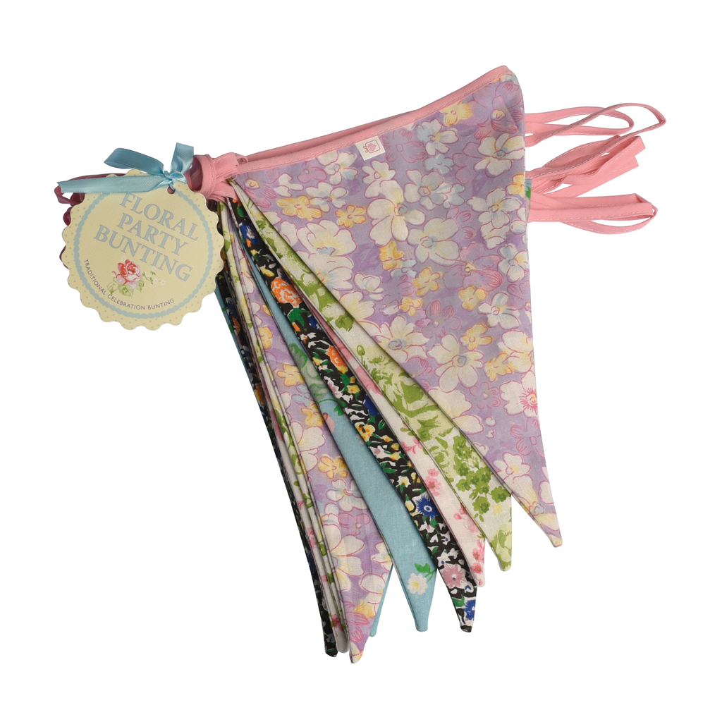 VINTAGE FLORAL WASHABLE COTTON BUNTING | ﻿Rex London
