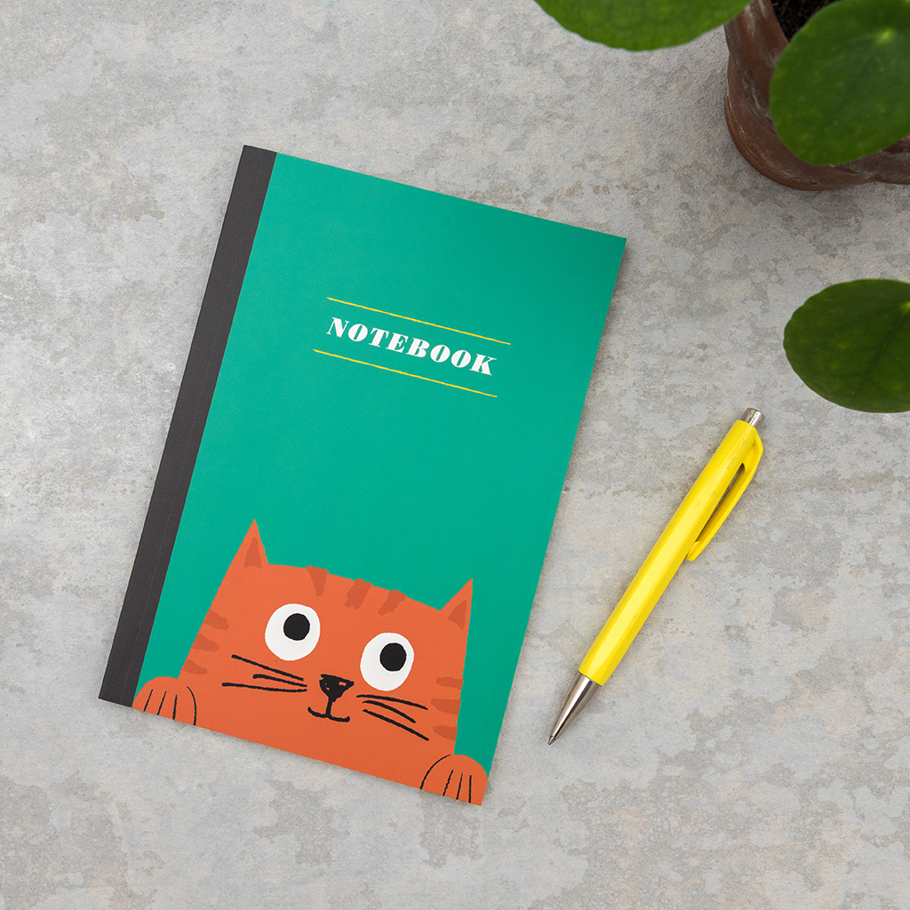CHESTER THE CAT A5 NOTEBOOK | ﻿Rex London