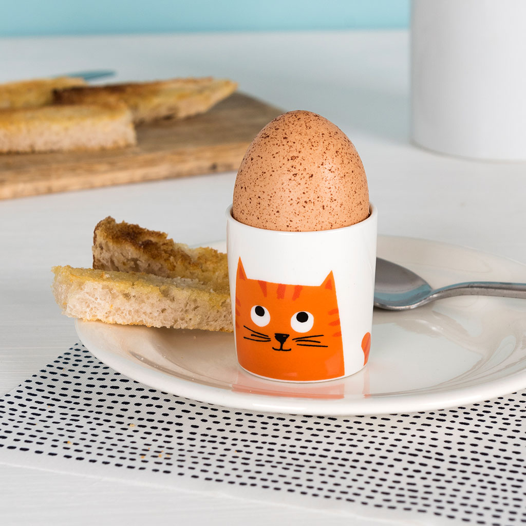 Chester The Cat Egg Cup | ﻿Rex London
