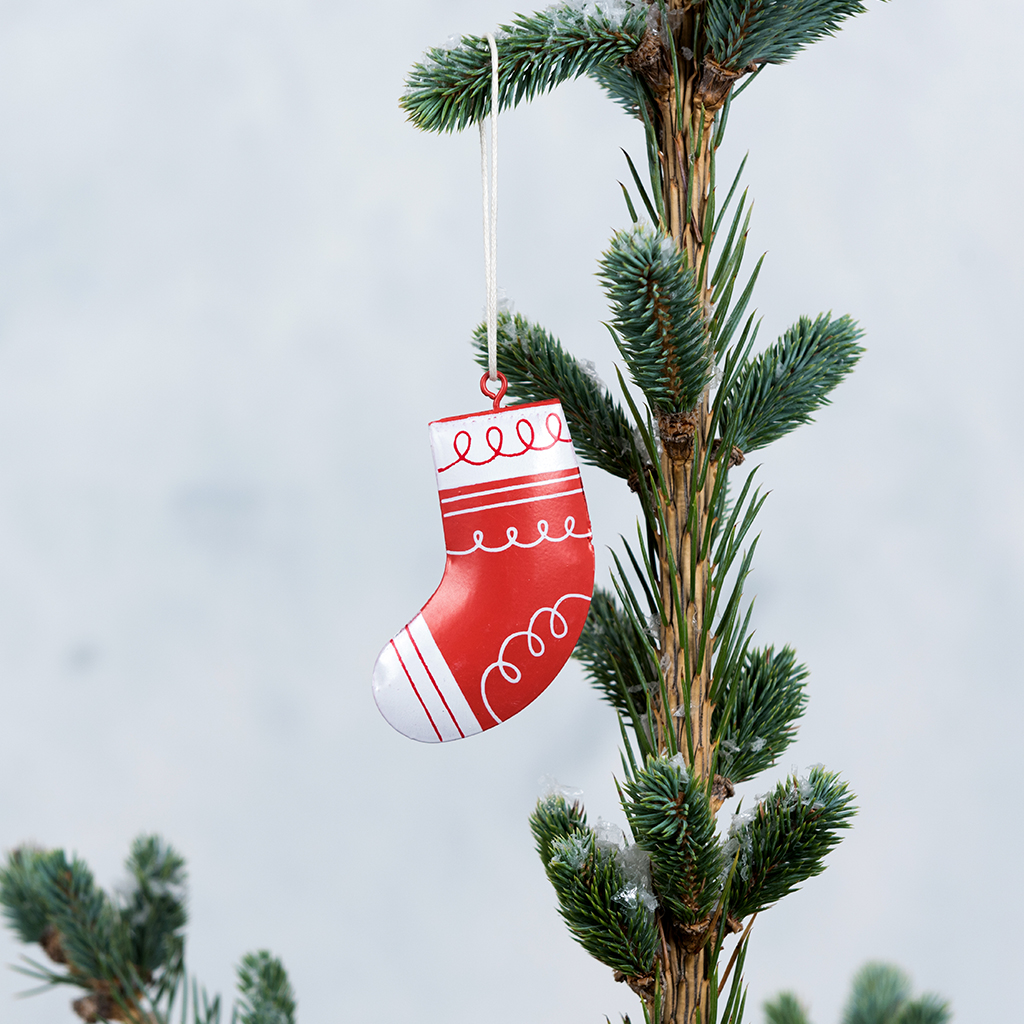 Christmas Stocking Metal Decoration | ﻿Rex London