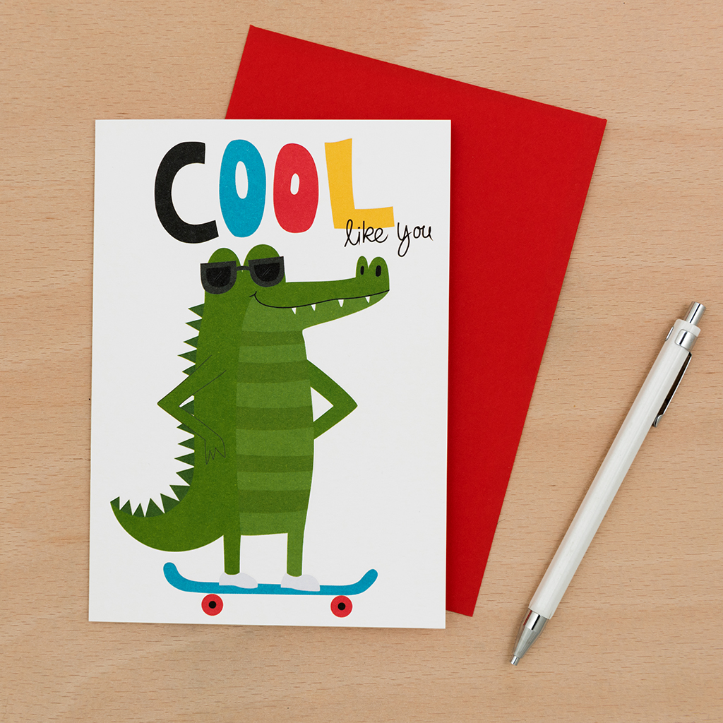 COOL CROCODILE CARD | ﻿Rex London