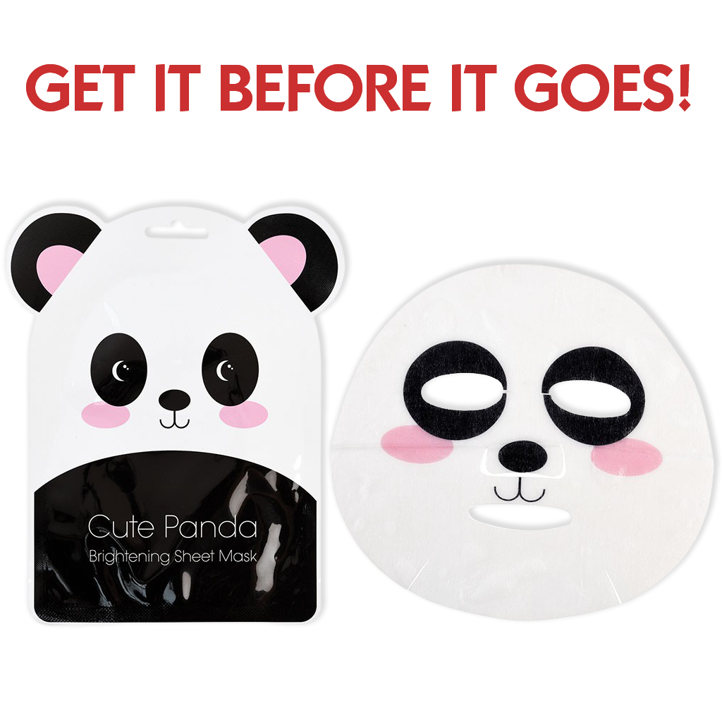 CUTE PANDA BRIGHTENING FACE MASK | ﻿Rex London