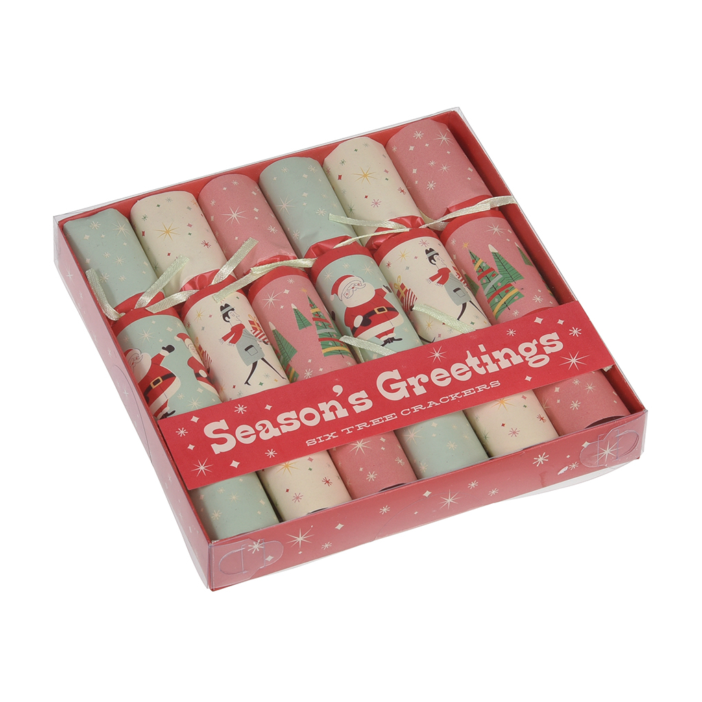 FESTIVE FAMILY SMALL CHRISTMAS CRACKERS | ﻿Rex London