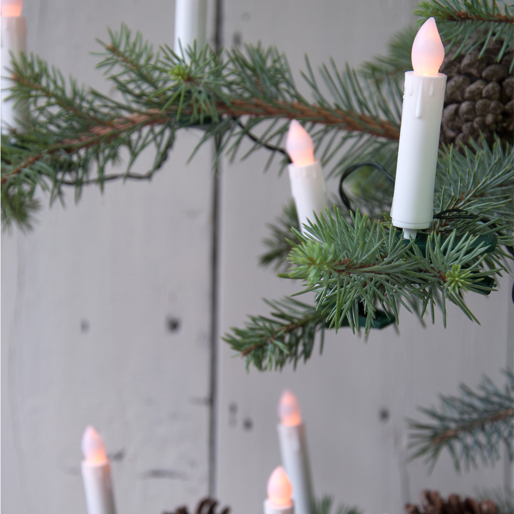 FLICKERING CHRISTMAS CANDLE LED TREE LIGHTS | ﻿Rex London