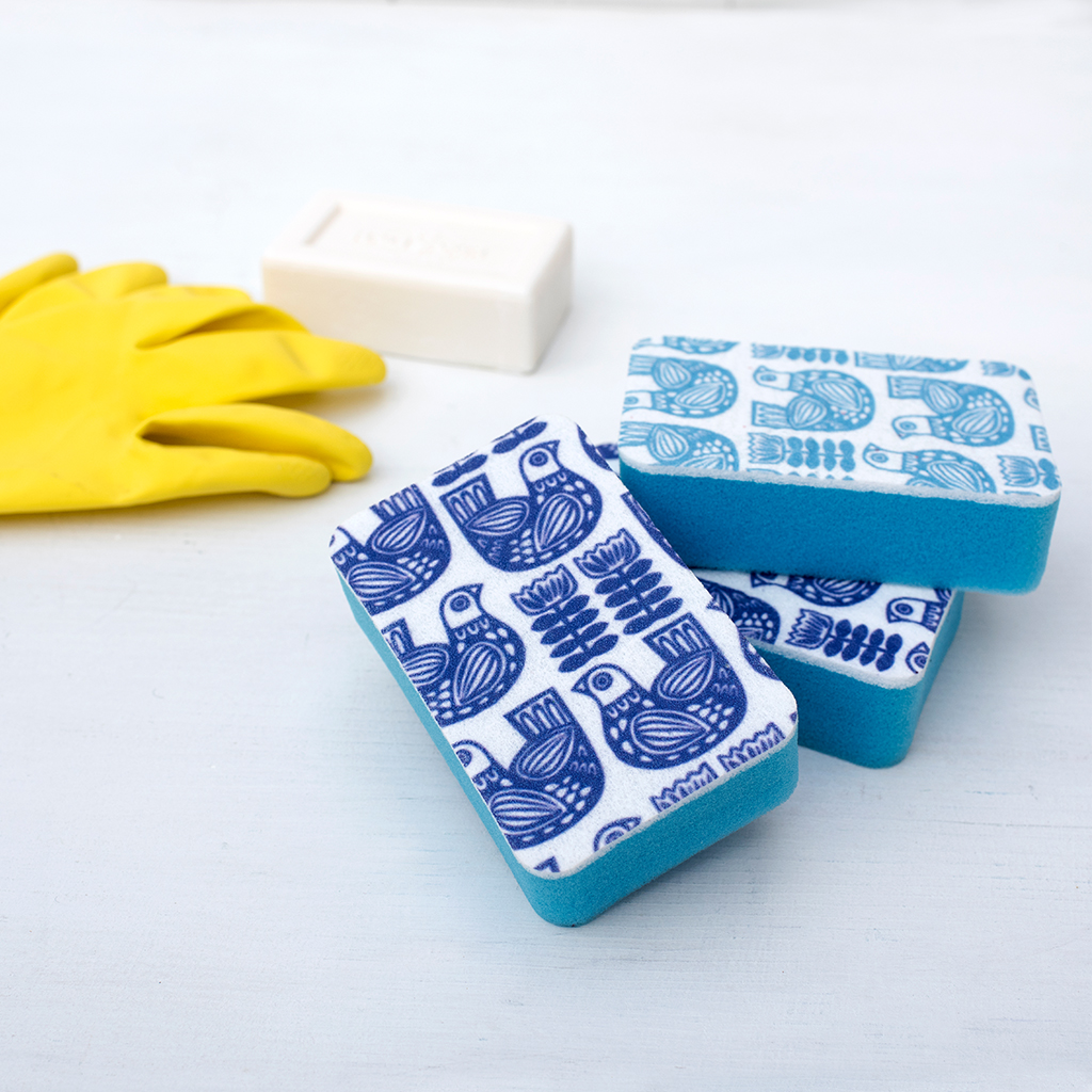 FOLK BIRD SPONGES X 3 | ﻿Rex London