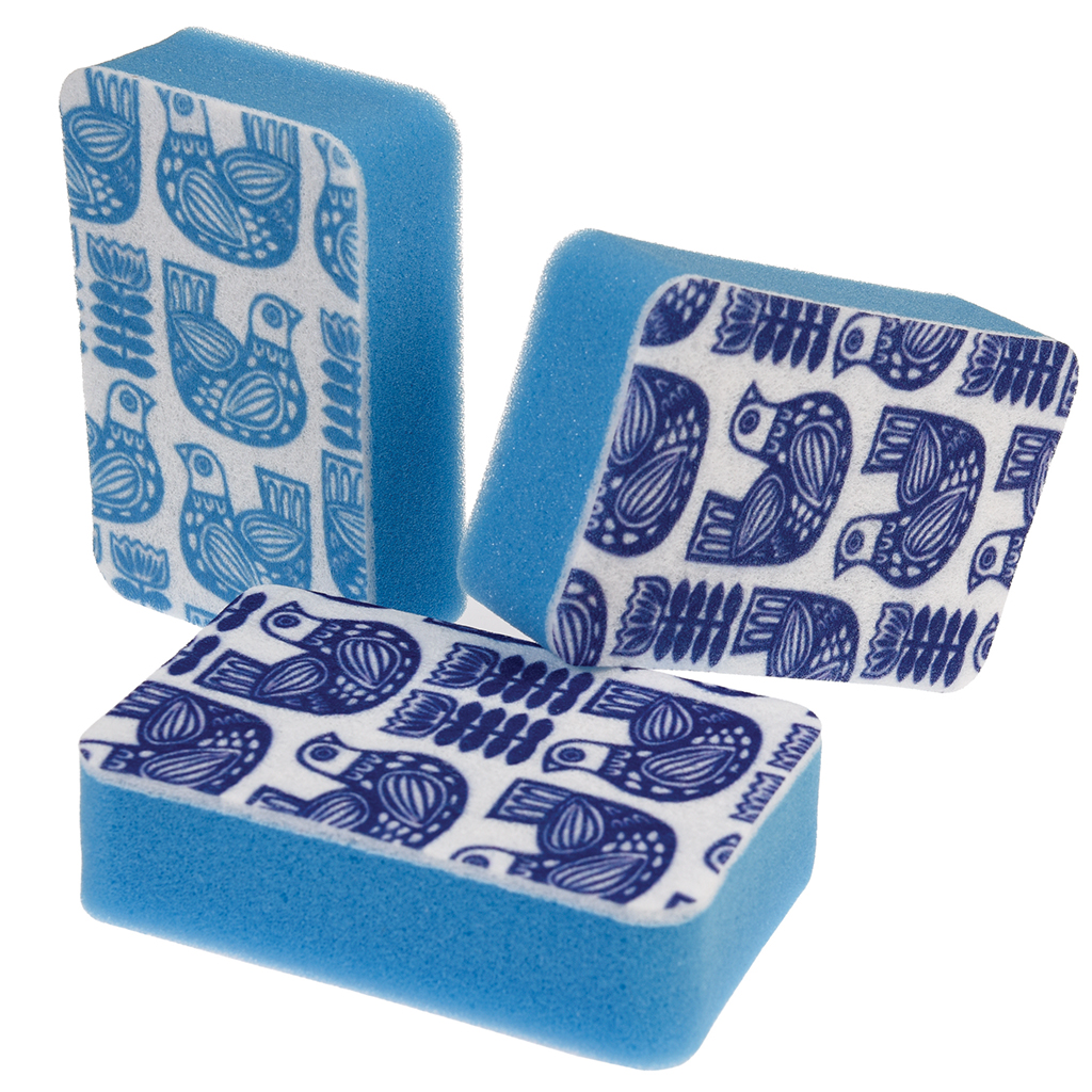 FOLK BIRD SPONGES X 3 | ﻿Rex London