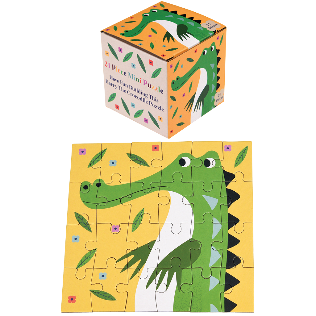 HARRY THE CROCODILE 24 PIECE MINI PUZZLE | ﻿Rex London
