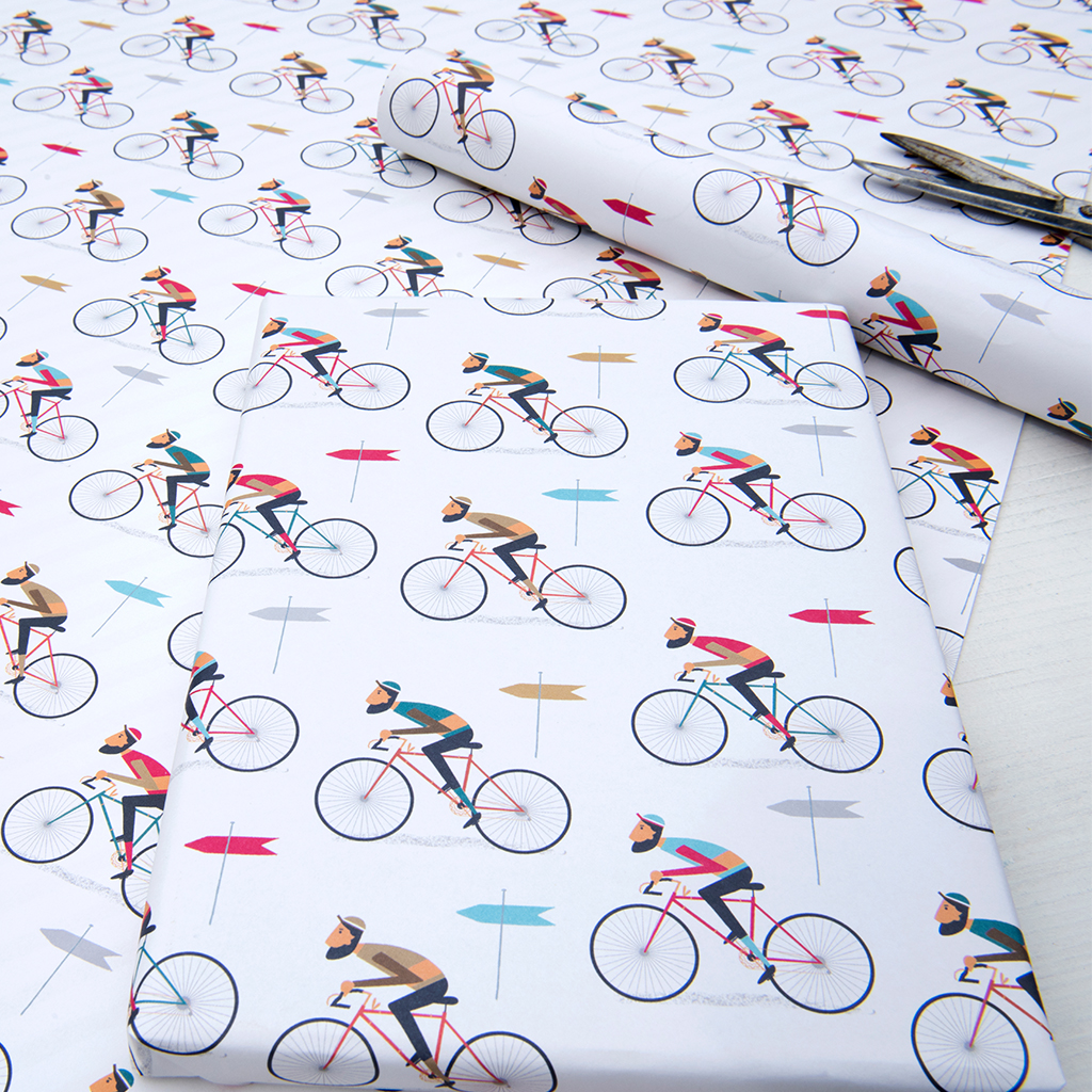 LE BICYCLE WRAPPING PAPER (5 SHEETS) | ﻿Rex London