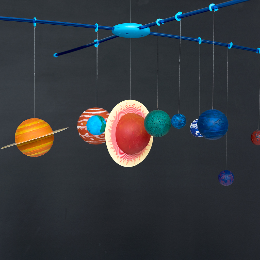 Solar System Model Hanging 3D Solar System Mobile Hanging Planets