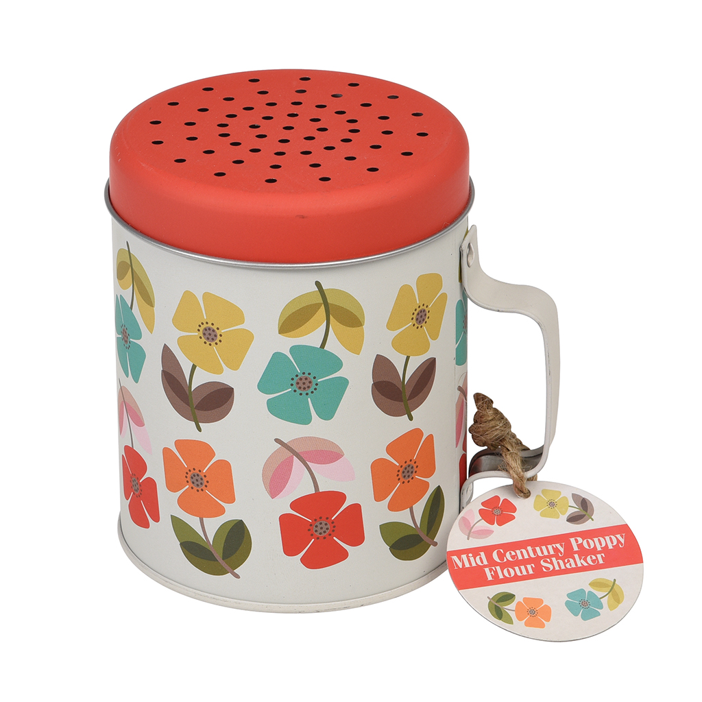 MID CENTURY POPPY FLOUR SHAKER | ﻿Rex London