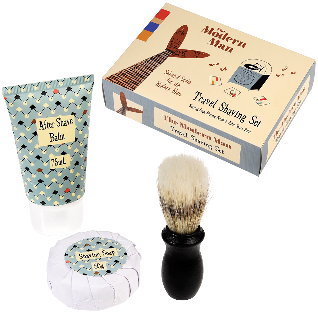 3 piece travel shaving kit - Modern Man | ﻿Rex London