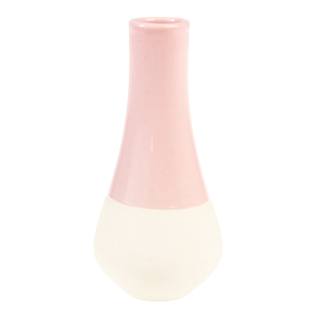 BABY PINK DIPPED POSY VASE | ﻿Rex London