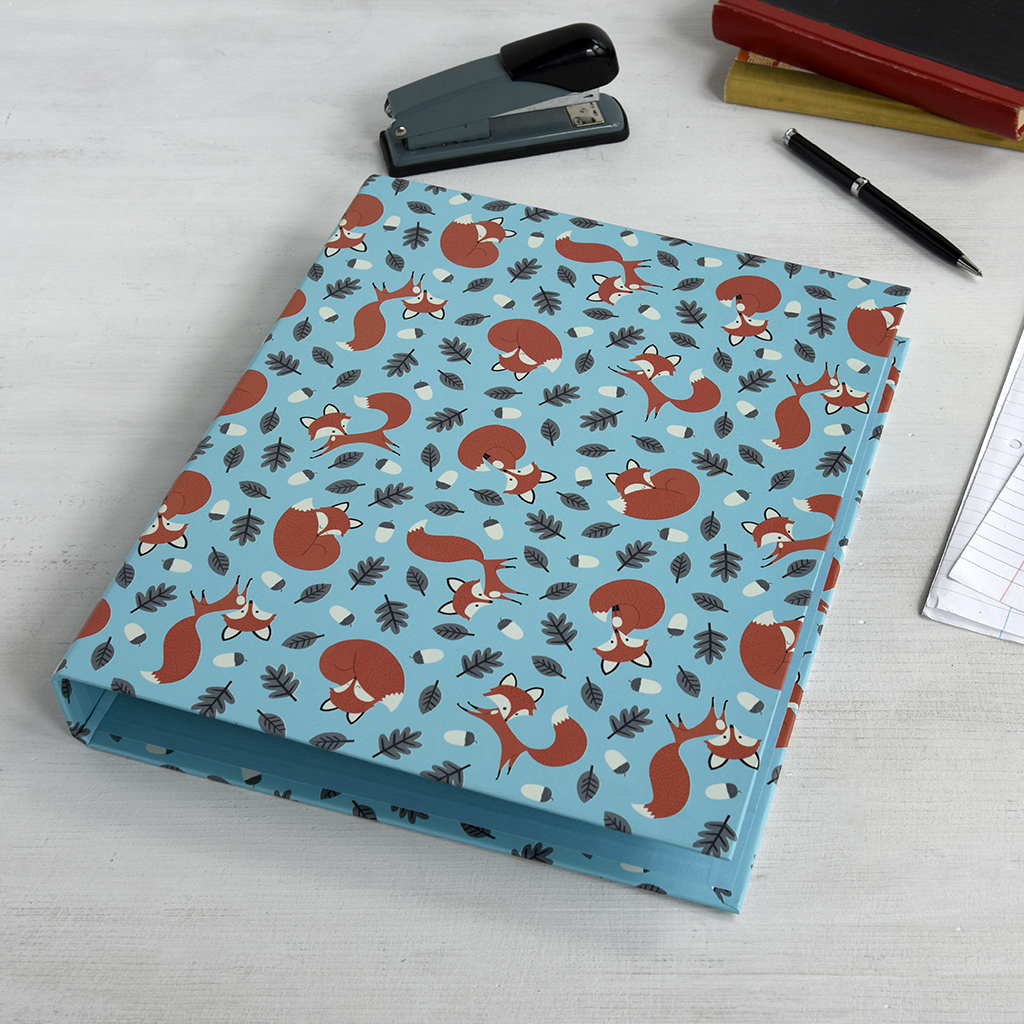 Rusty The Fox Ring Binder | ﻿Rex London