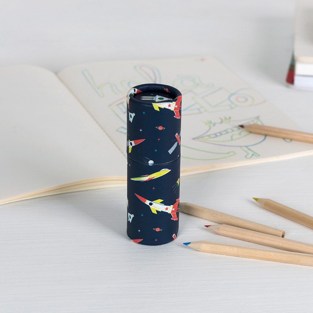 Space Age Colouring Pencils (set Of 12) | ﻿Rex London