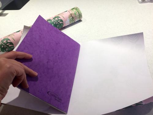 How to cover an exercise book | Rex London blog