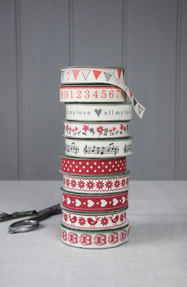 Vintage Crafts Cotton Ribbon All My Love | ﻿Rex London