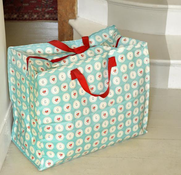 Vintage Doily Jumbo Recycled Storage Bag | Rex London