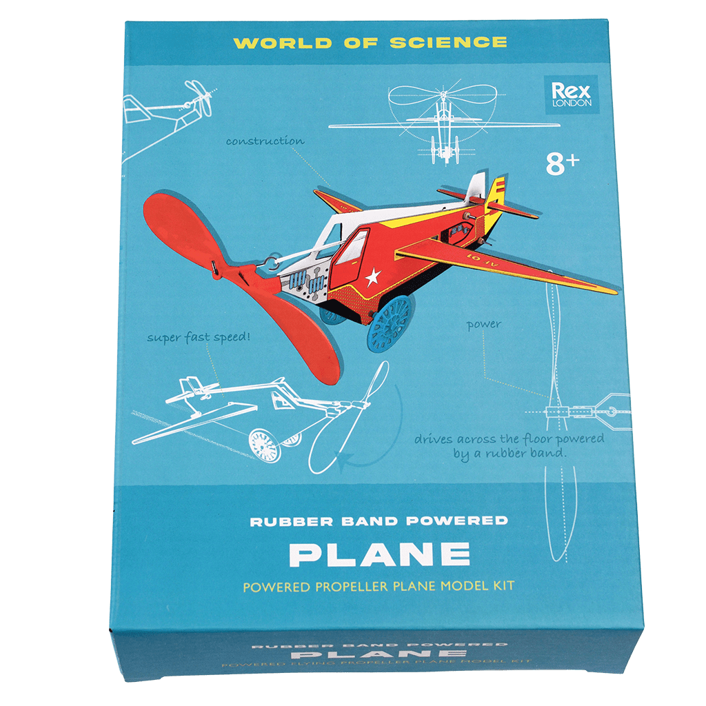 Make Your Own Rubber Band-Powered Plane | ﻿Rex London