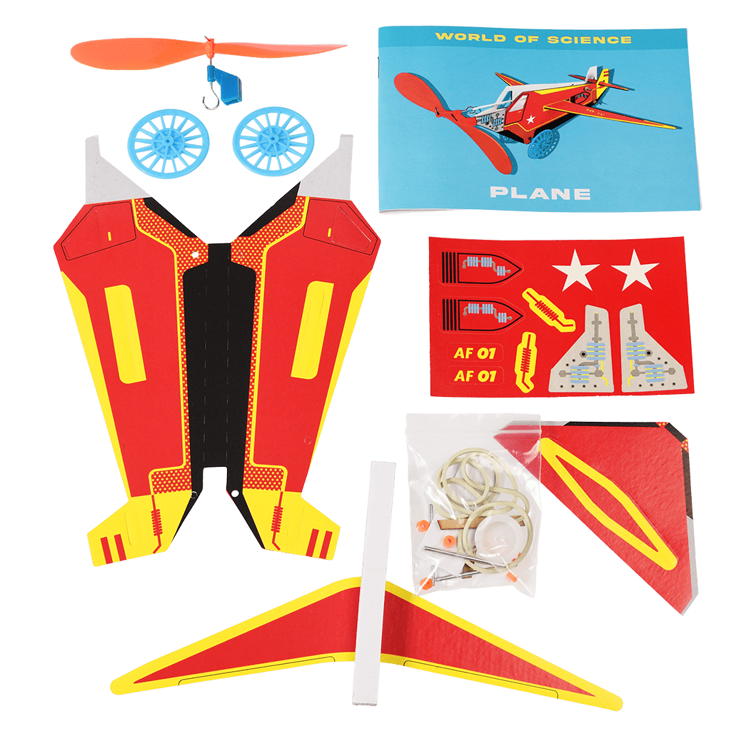 Make Your Own Rubber Band-Powered Plane | ﻿Rex London