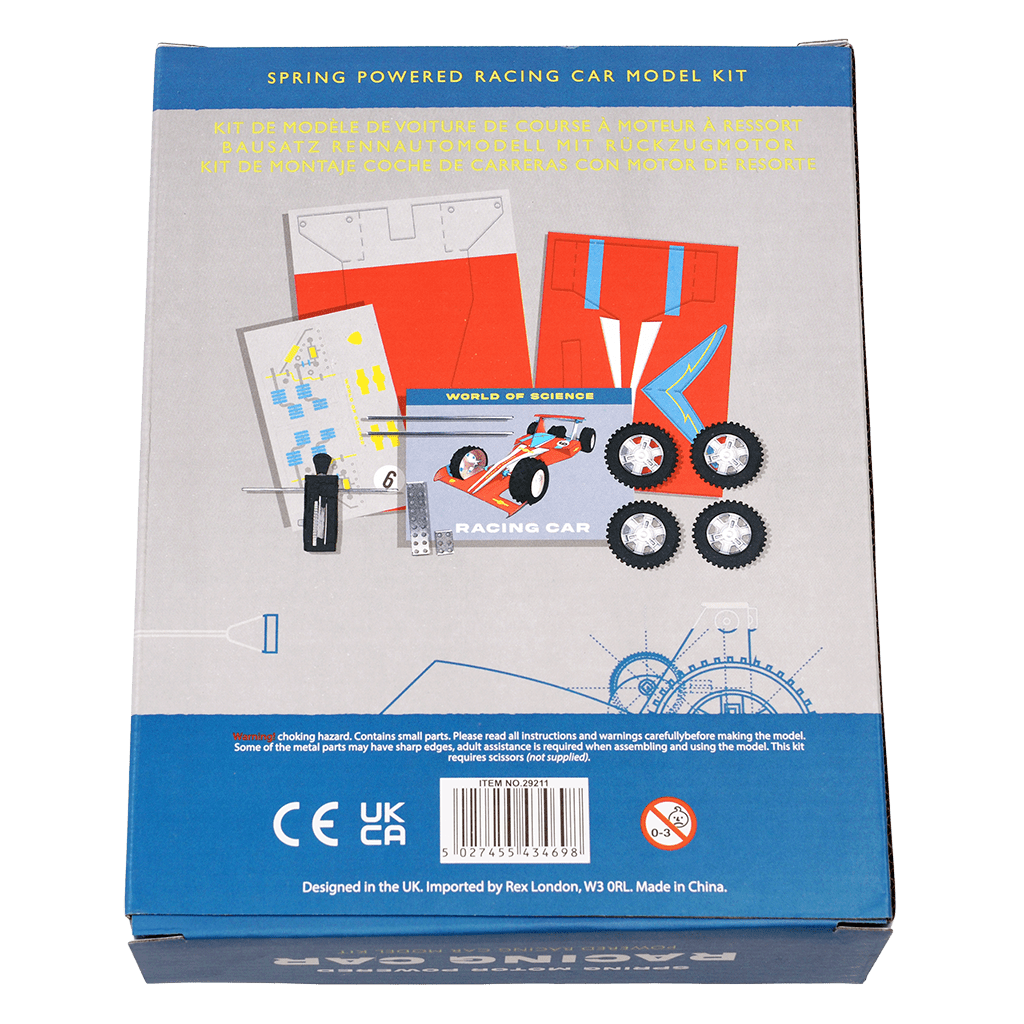 Make Your Own Spring Motor-Powered Racing Car | ﻿Rex London