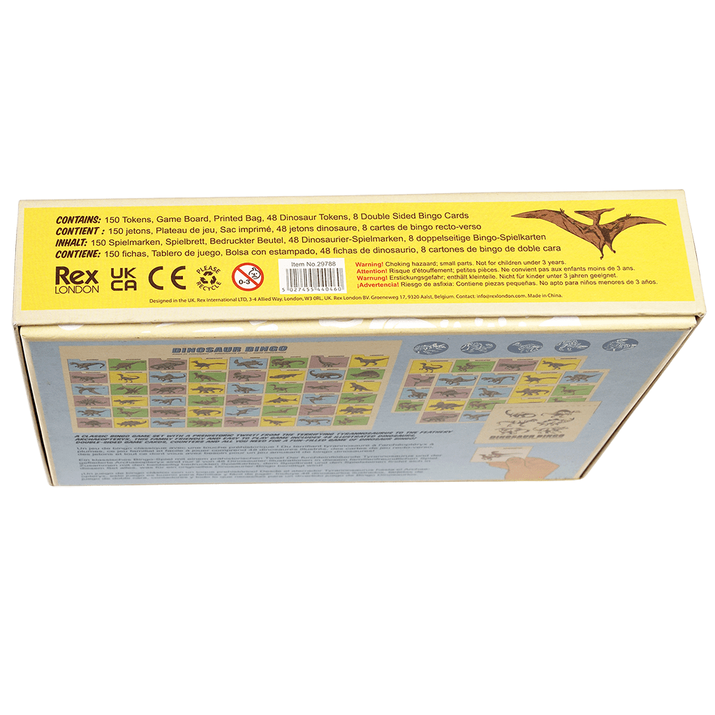 ﻿Prehistoric Land Dinosaur Bingo | ﻿Rex London