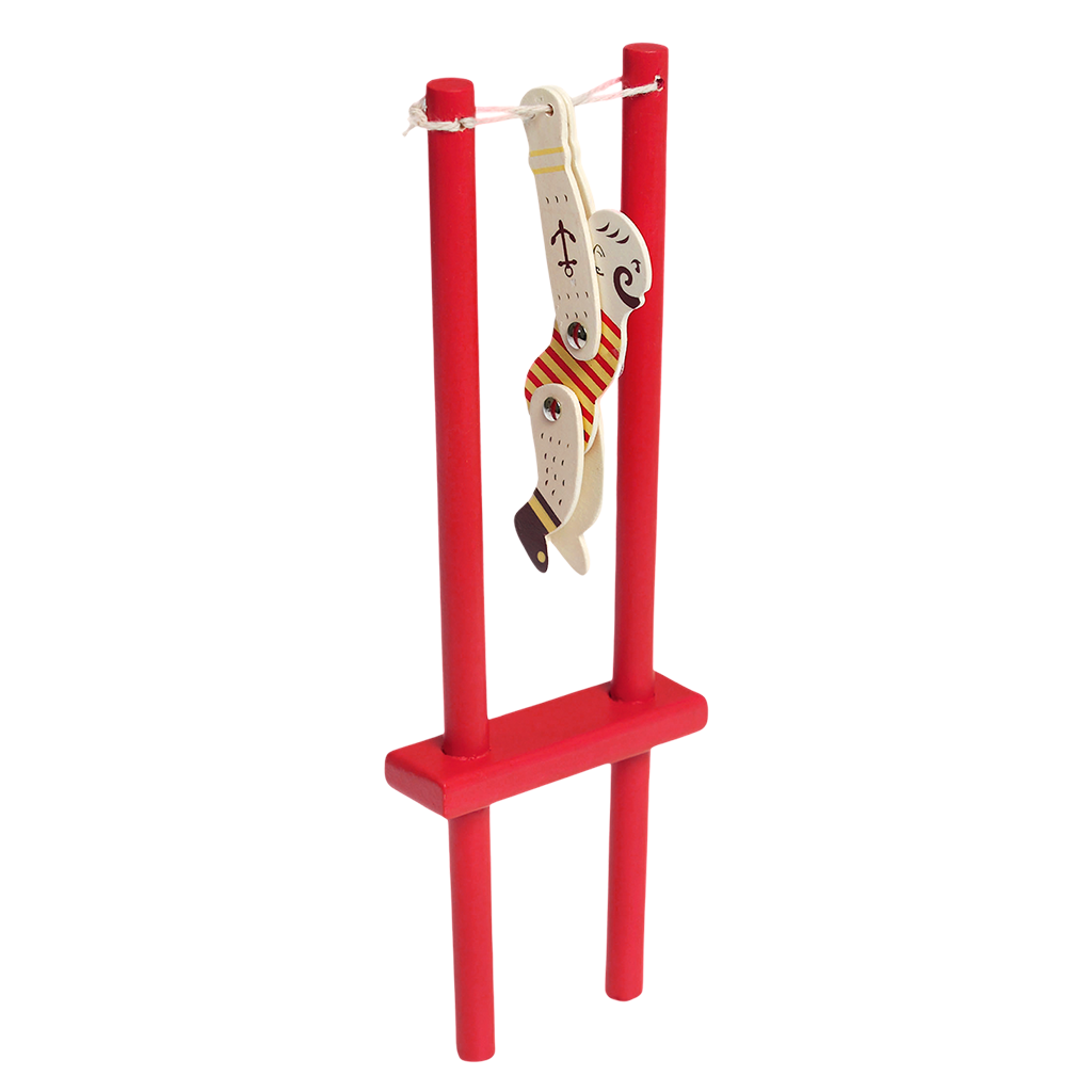 Mr Muscular Wooden Acrobatic Toy | ﻿Rex London