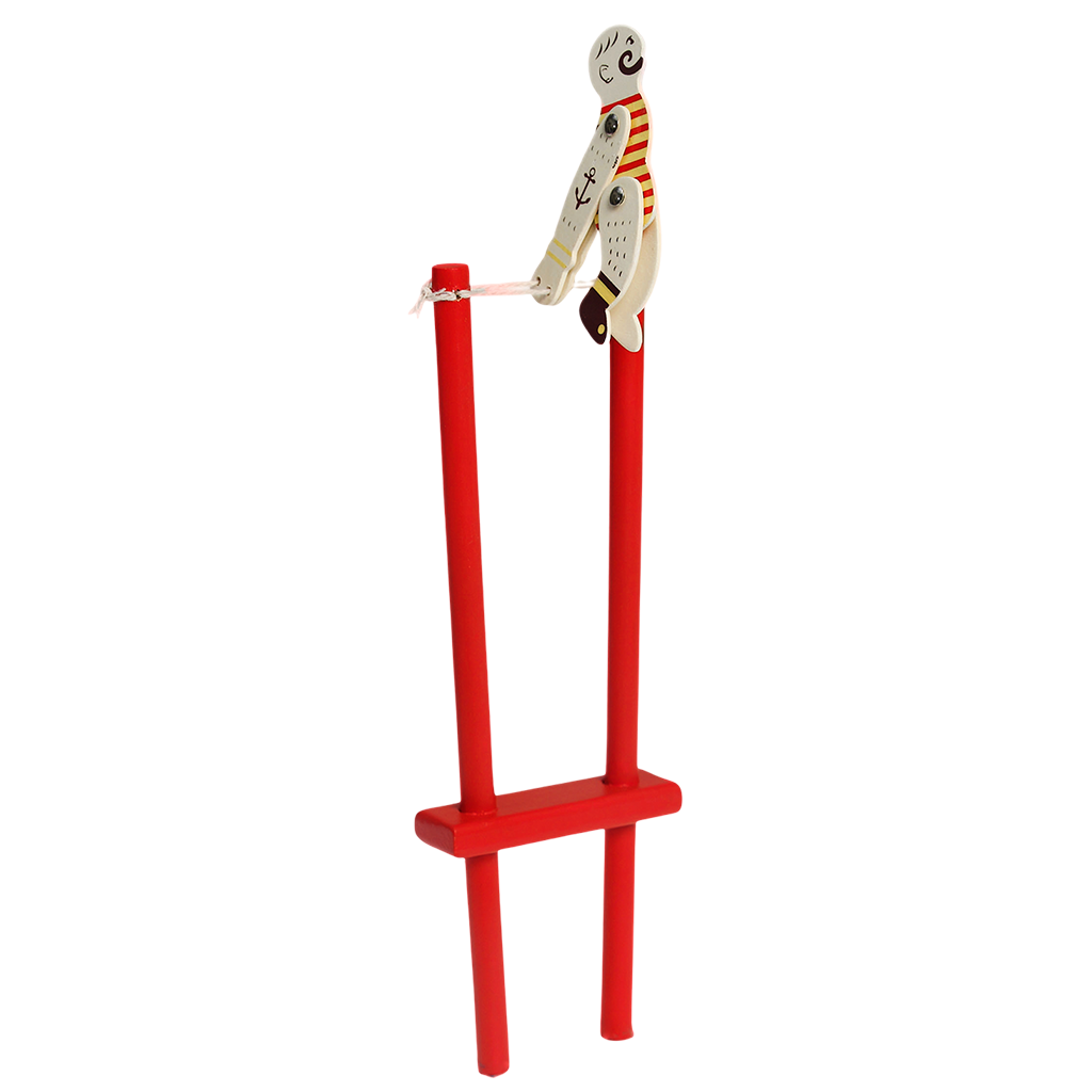 Mr Muscular Wooden Acrobatic Toy | ﻿Rex London
