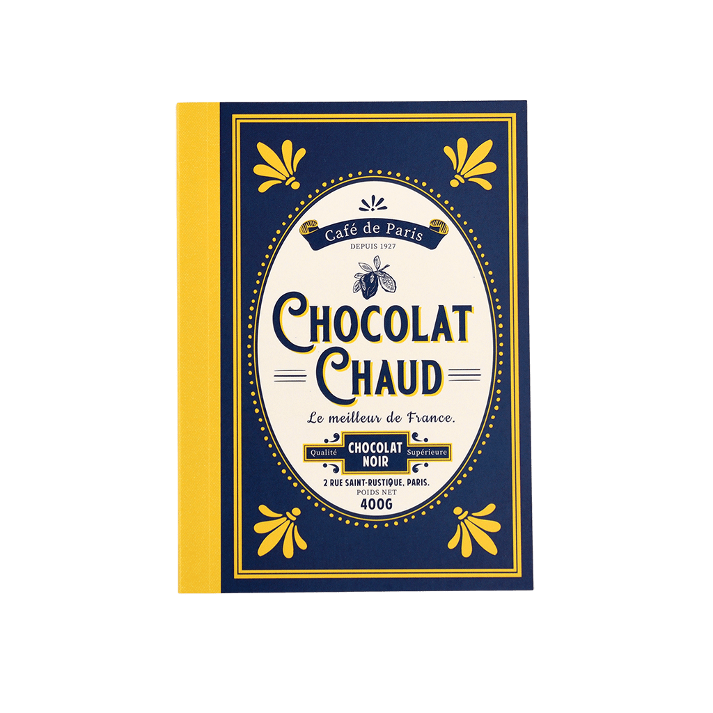 Café De Paris "Chocolate Chaud" A6 Notebook | ﻿Rex London