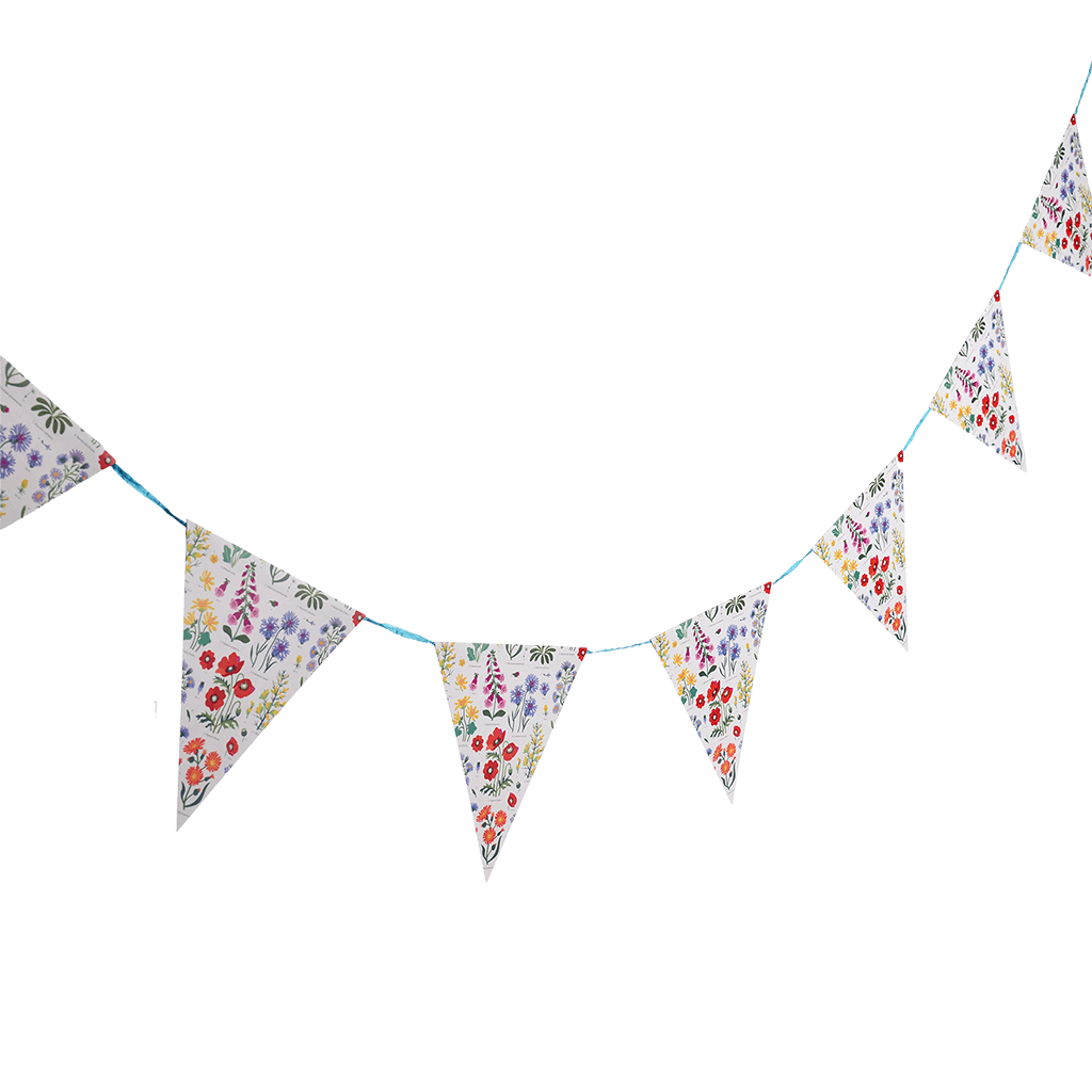 ﻿Wild Flowers Paper Bunting | ﻿Rex London