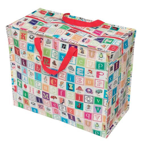 Alphabet Design Jumbo Storage Bag | ﻿Rex London