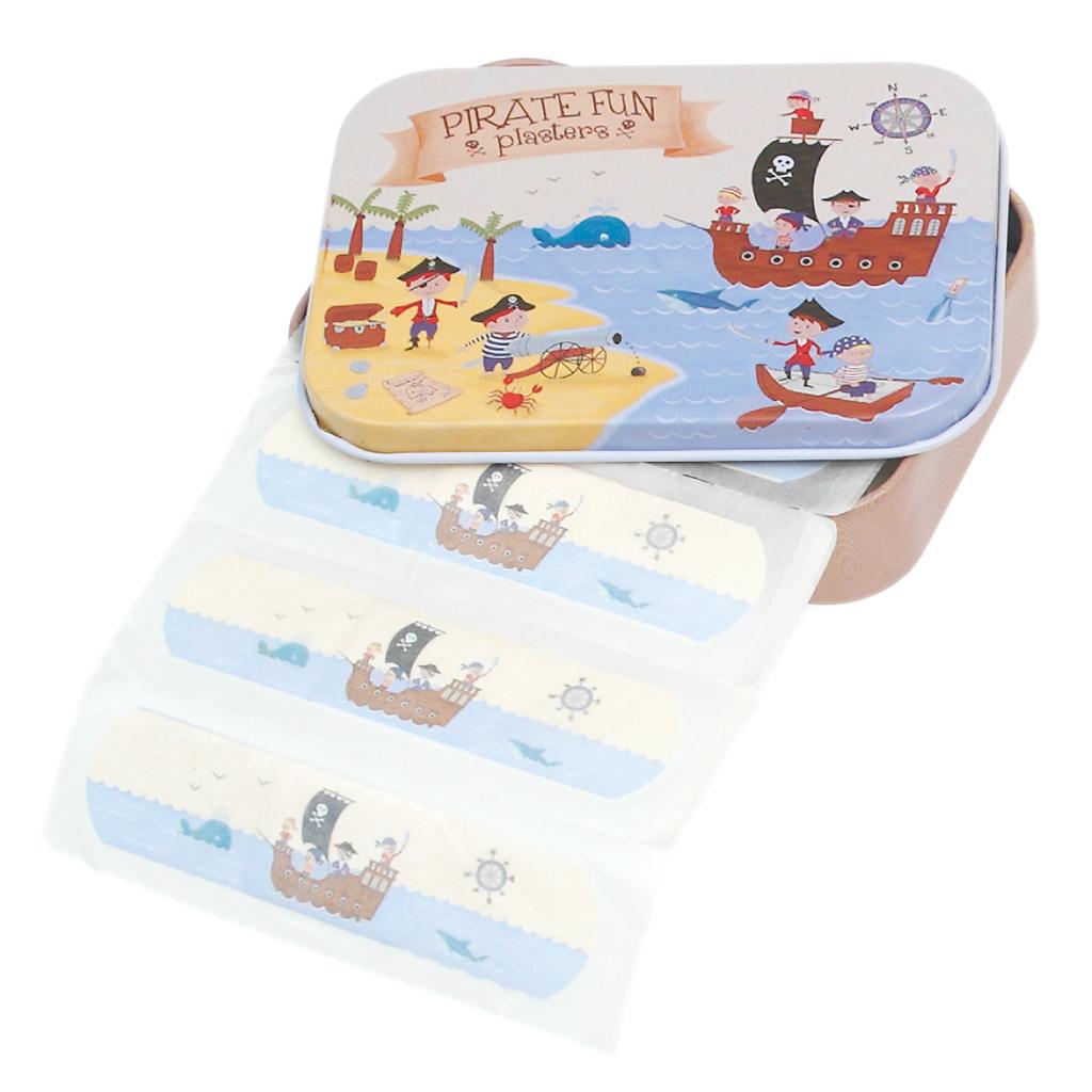 Pirate Fun Plasters In Tin | ﻿Rex London