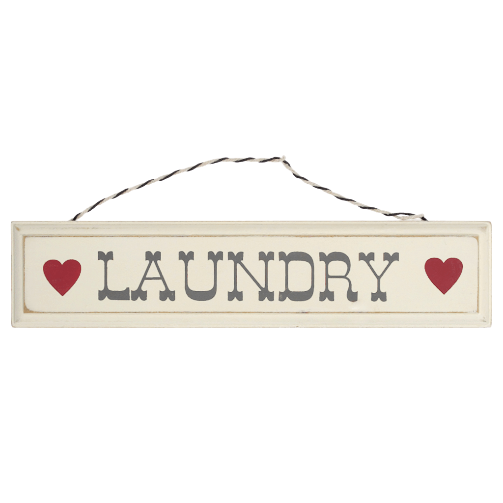 Rustic Wooden Laundry Sign | ﻿Rex London