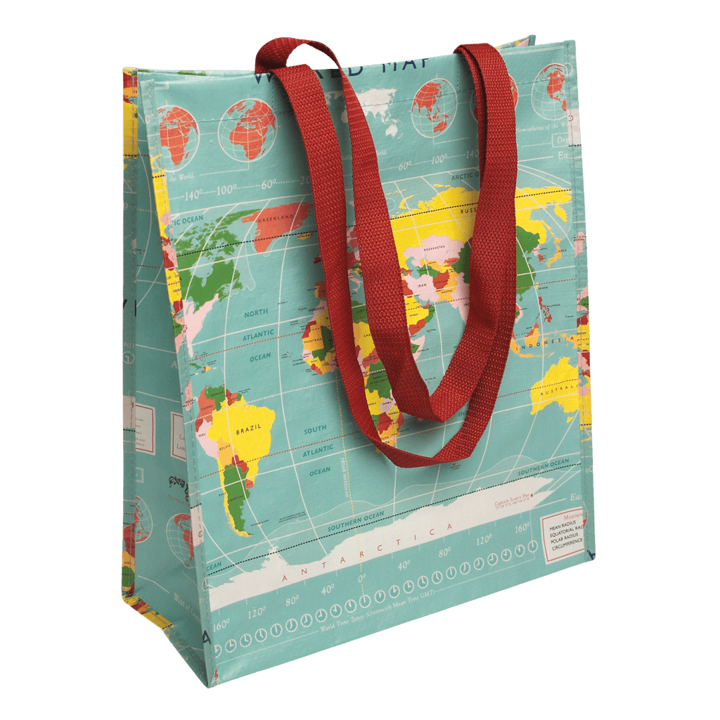 World Map Design Shopping Bag | ﻿Rex London