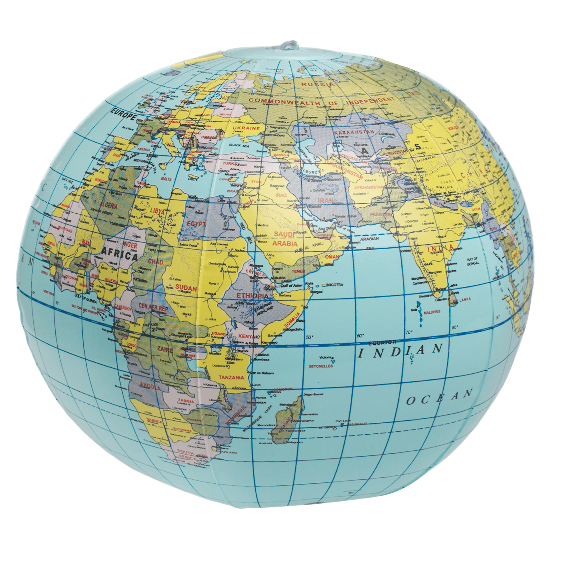 Inflatable World Globe | ﻿Rex London