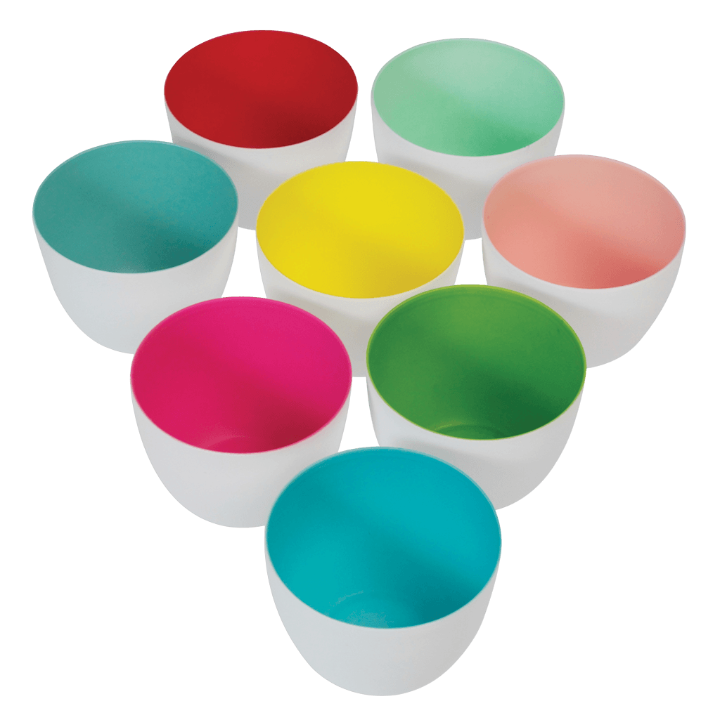 Set Of 8 Colour Pop Porcelain Tealight Holders | ﻿Rex London