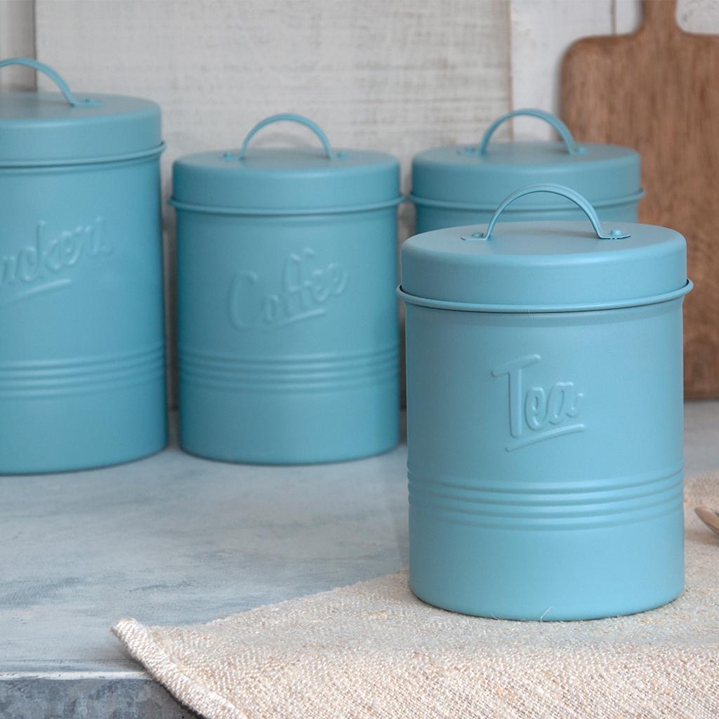 Forties Style Embossed Tea Tin | ﻿Rex London